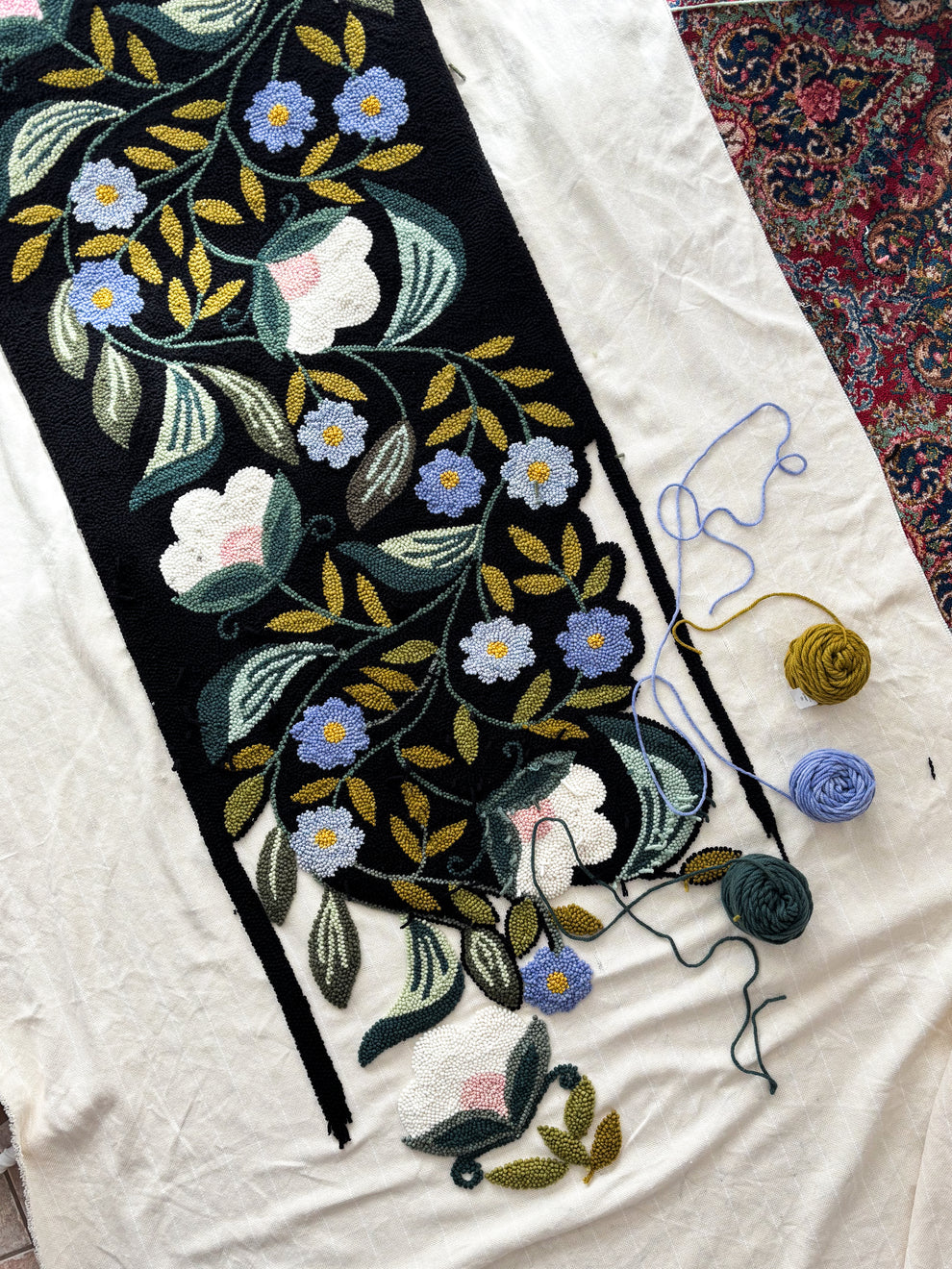 Indian Floral Hall Runner Pattern & Guide – The Urban Acres