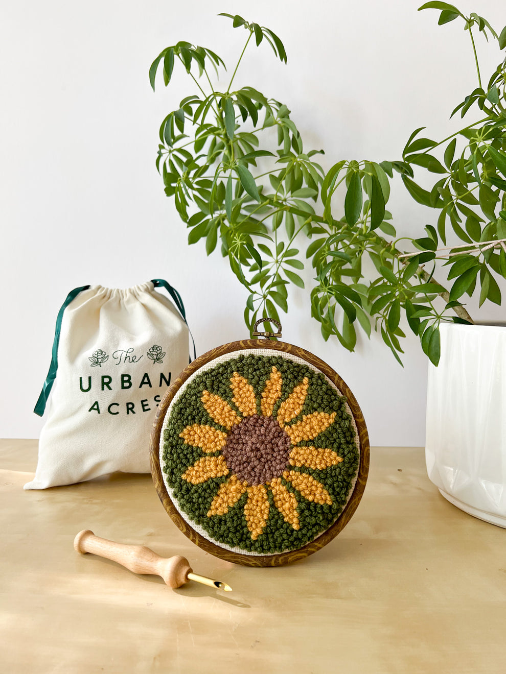 Sunflower Punch Needle Kit – The Urban Acres