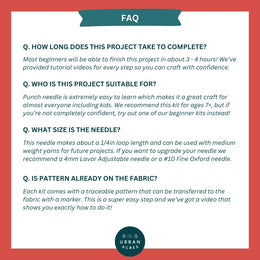 Spring Bee Punch Needle Kit – The Urban Acres